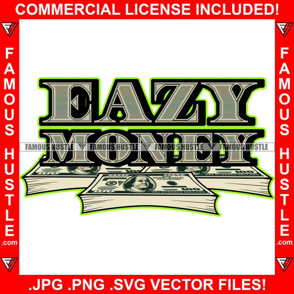Eazy Money Cash Bundles $100 Bill Hip Hop Rap Rapper Plug Trap Street – famoushustle