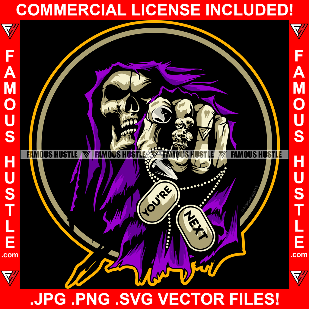 Gangsta Street Demon Savage Skull Skeleton Grim Reaper Hooded Angry Hi ...