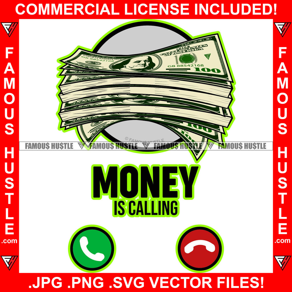 Money Is Calling Phone Screen Hip Hop Rap Rapper Plug Trap Street Hood ...