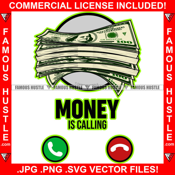 Money Is Calling Phone Screen Hip Hop Rap Rapper Plug Trap Street Hood ...