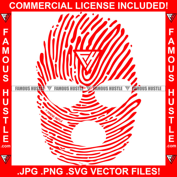 Gangster Red Finger Print Face Hip Hop Rap Rapper Plug Trap Street Hoo ...