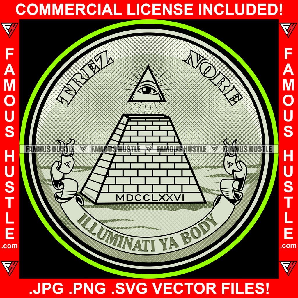 Trez Nore Illuminati Ya Body Triangle Eye Pyramids Hip Hop Rap Rapper – famoushustle